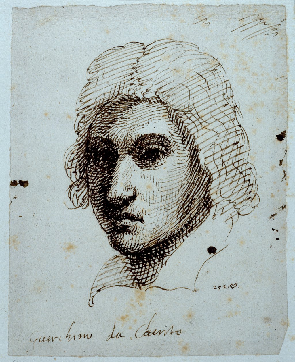 Drawing of Guercino by Inigo Jones: Buy fine art print