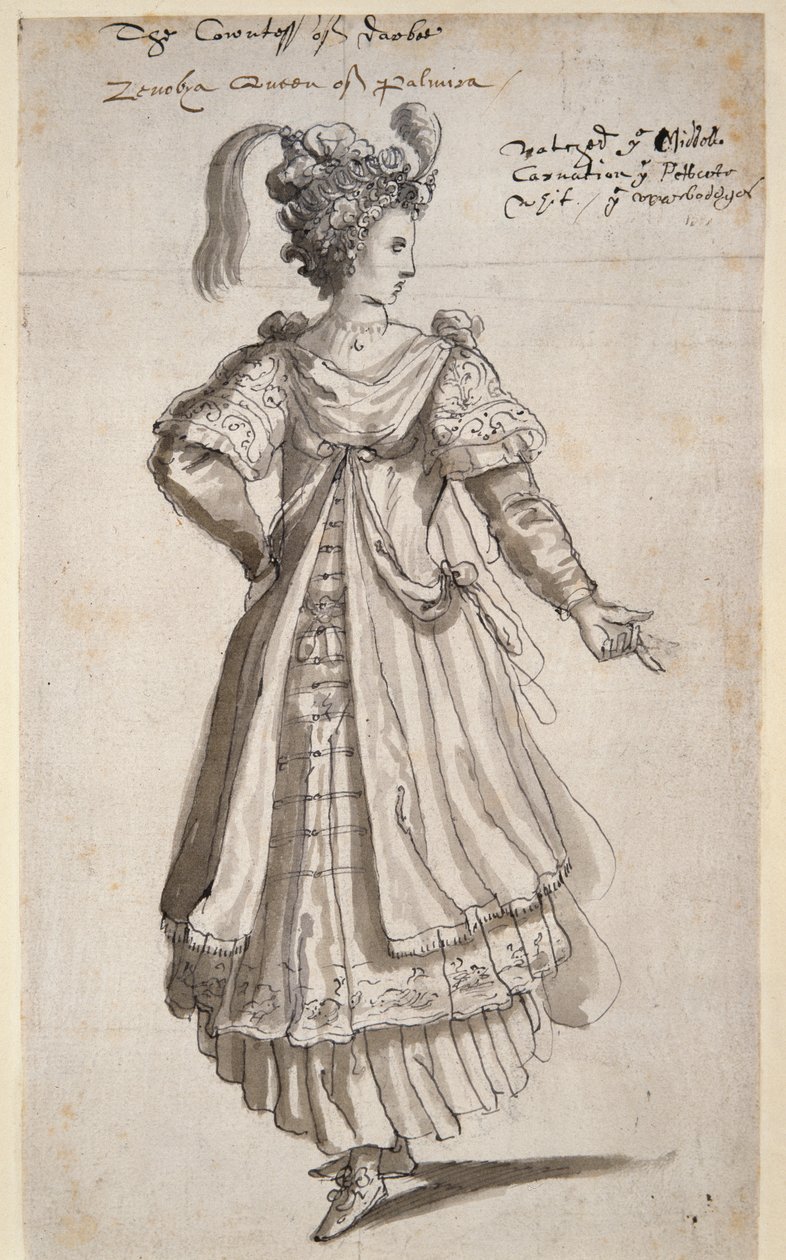 Queen Zenobia, c.1609 by Inigo Jones: Buy fine art prints