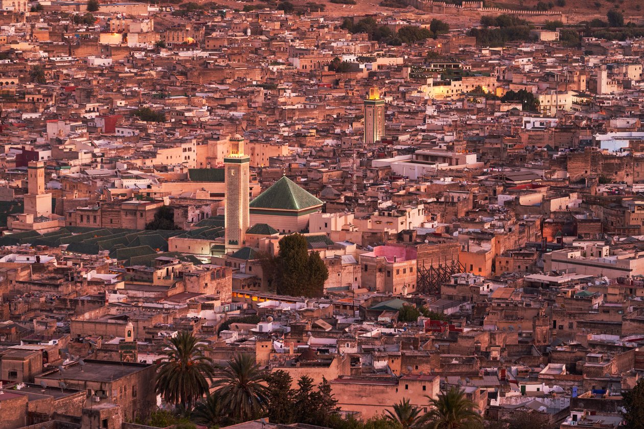 A view of the medina in Fez, Morocco., 2019 (photo)