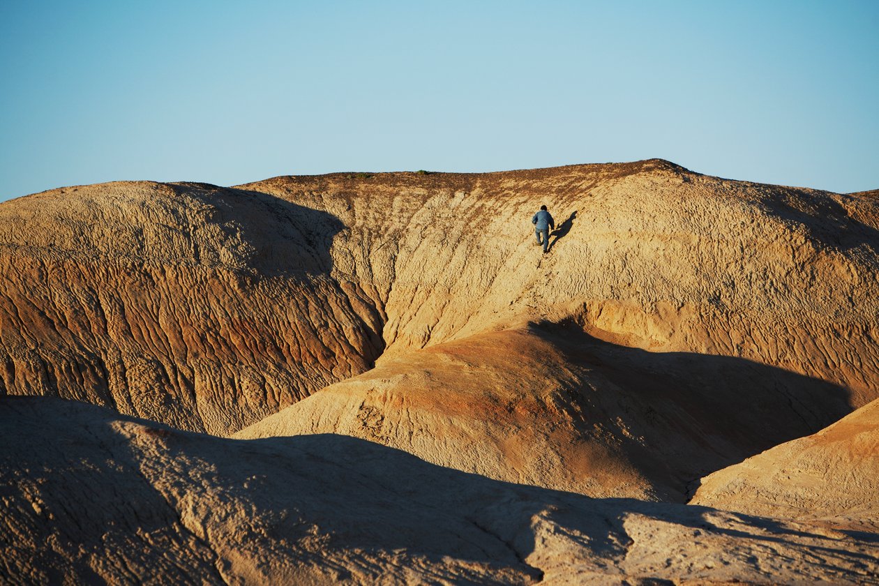 Scenes Around Wu Cai Wan in the Gobi Desert, Xinjiang, Western China