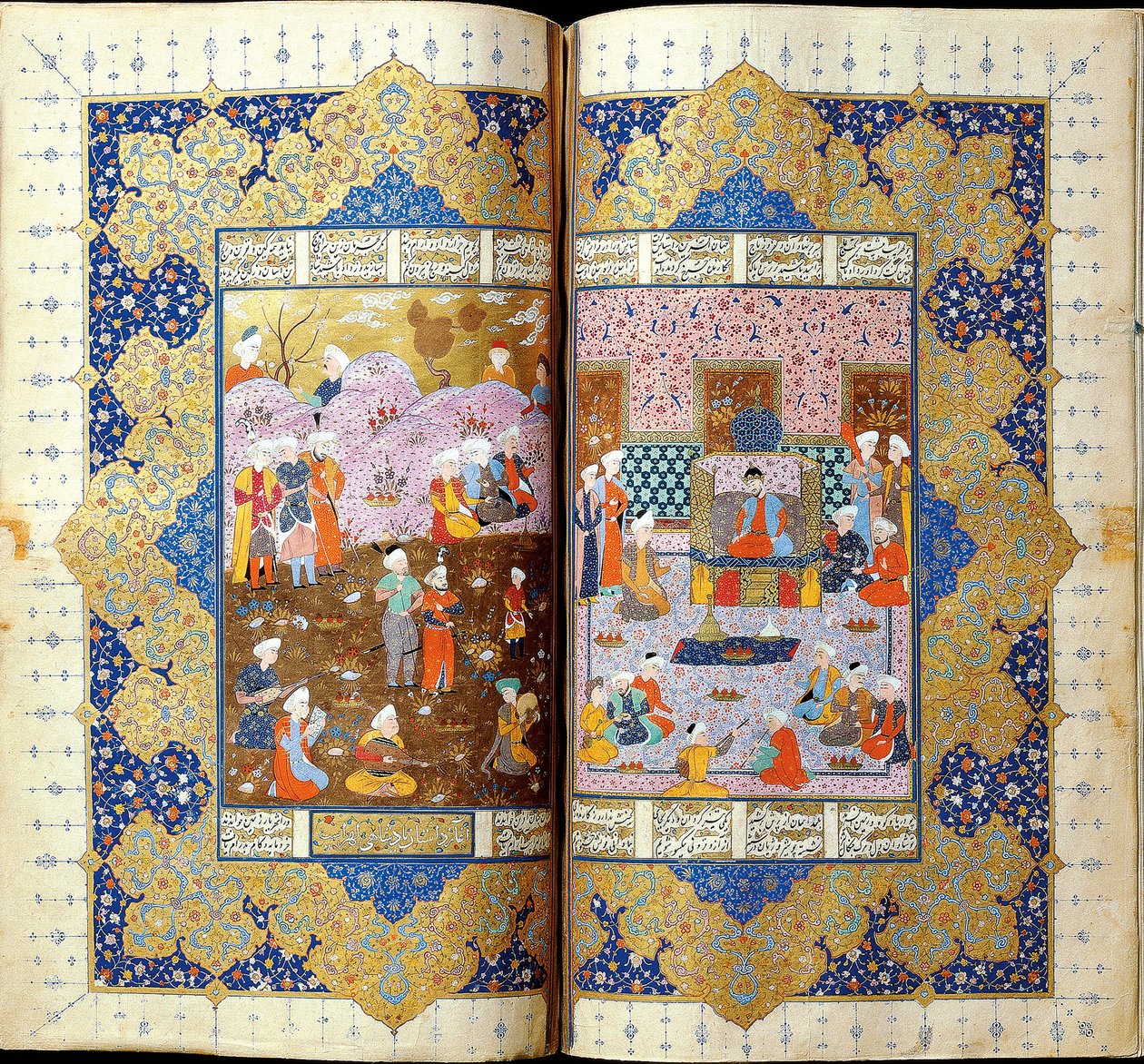 Shah Luhrasp's Ascension to the Throne by Iranian Master