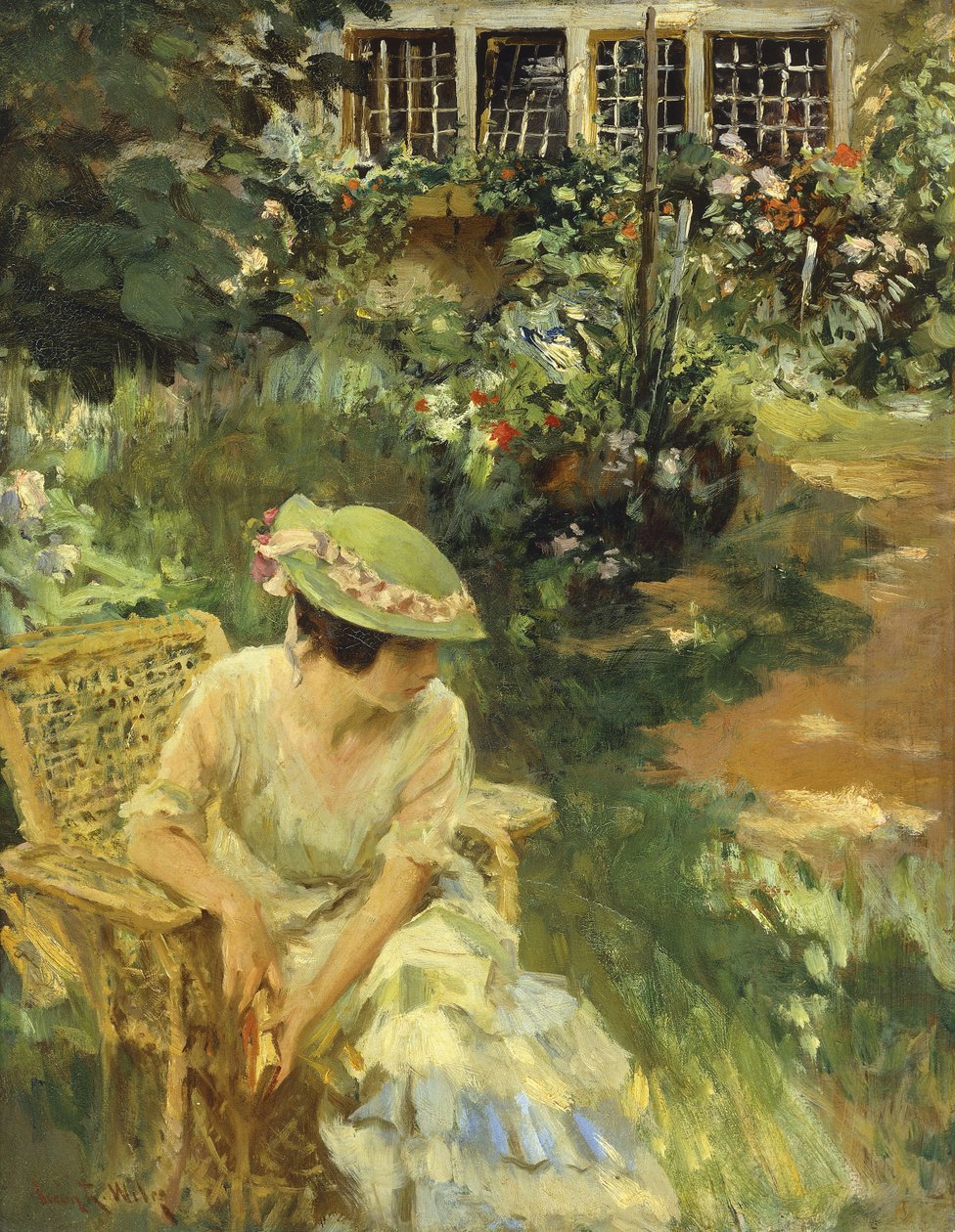 In the Garden by Irving Ramsay Wiles: Buy fine art print