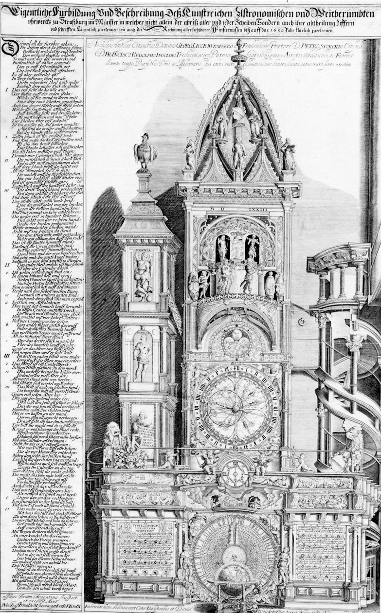 The Astronomical Clock in Strasbourg Cathedral