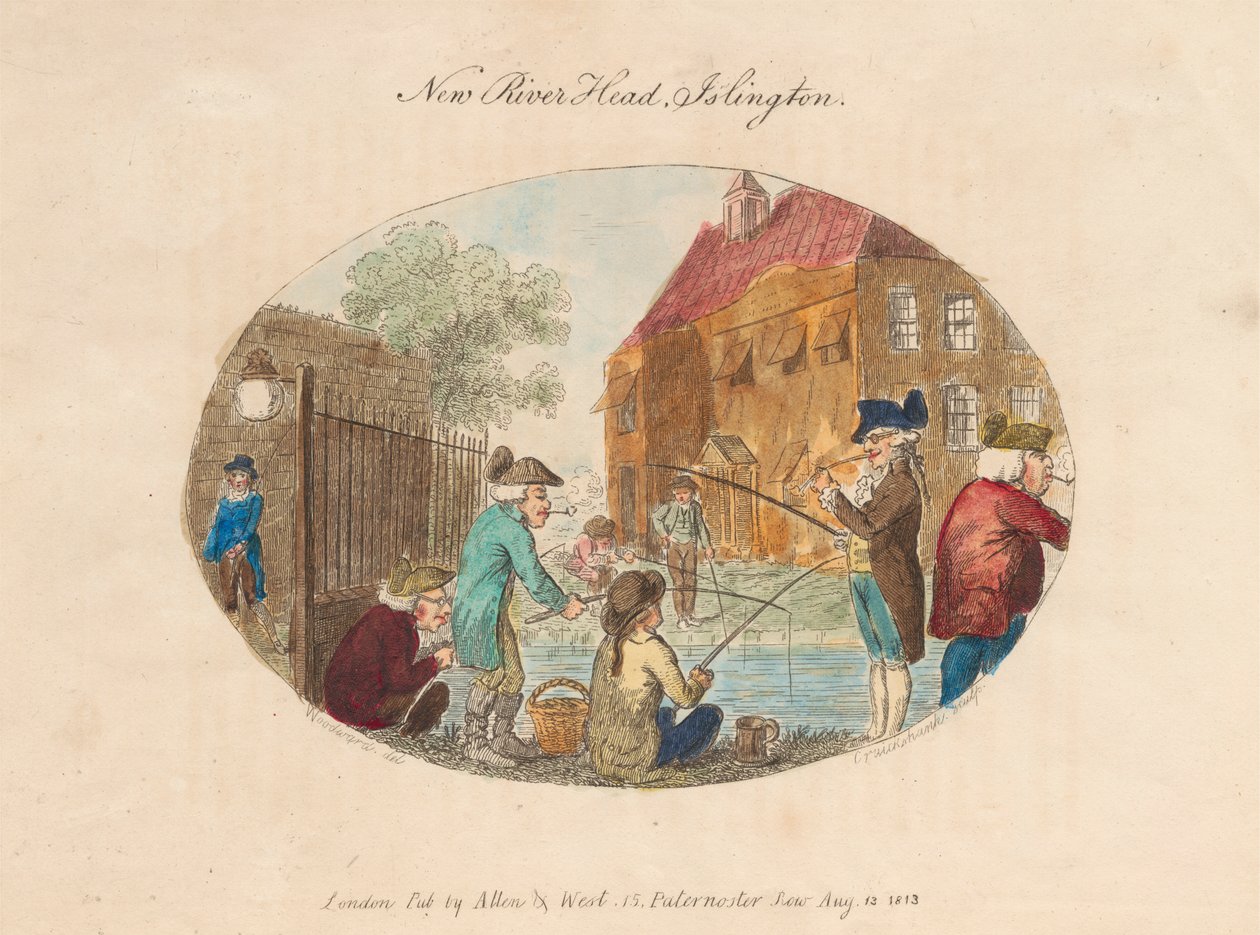 New River Head, Islington by Isaac Cruikshank