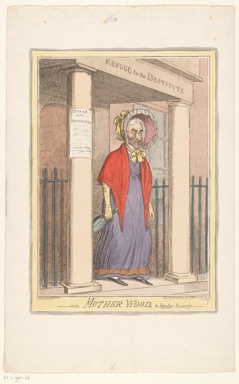 Caricature of Sir Matthew Wood, 1820 by Isaac Cruikshank