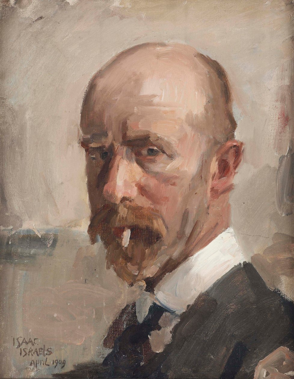 Self-Portrait with Cigarette by Isaac Israels