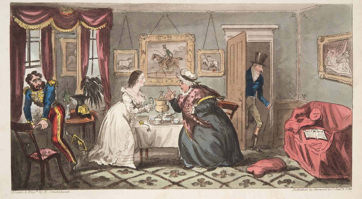 A Bath Beau and Frail Belle or the Mr B. and Miss L., from The English Spy