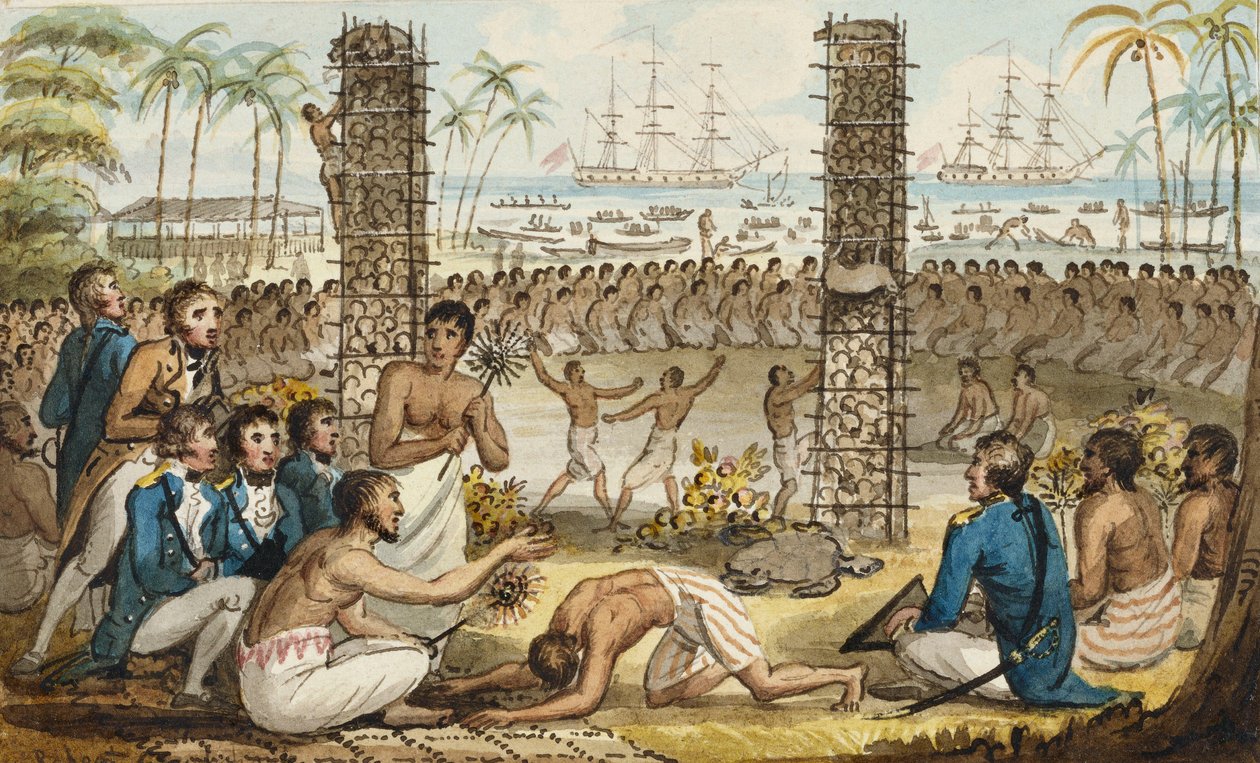 Captain Cook at the Island of Otaheite