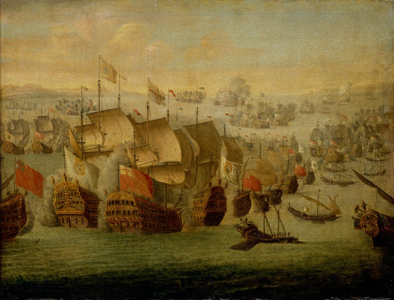 The Battle of Malaga by Isaac Sailmaker: Fine art print