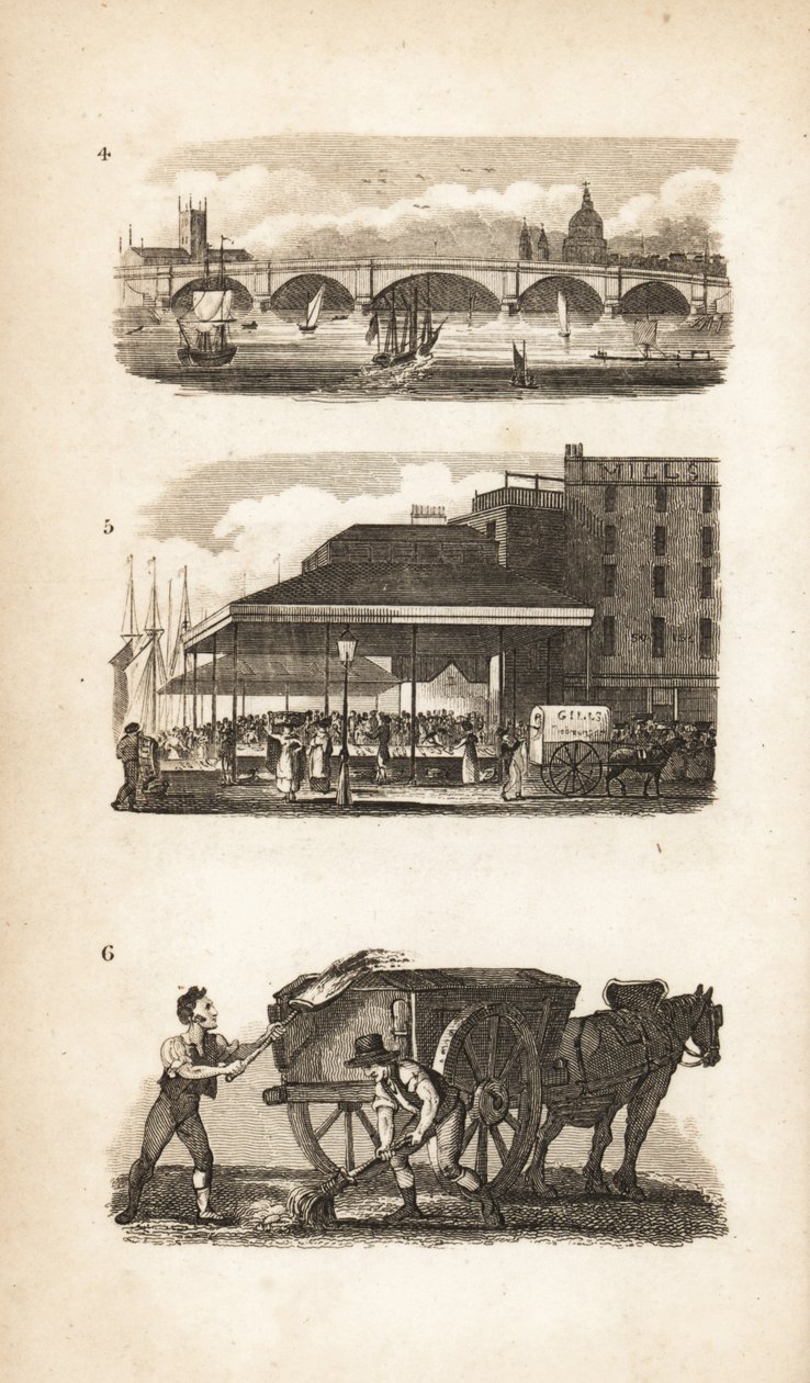 New London Bridge, Billingsgate and the Scavenger