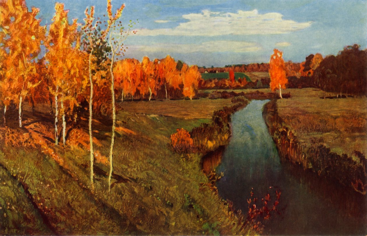 Golden Autumn by Isaak Ilyich Levitan: Buy fine art print