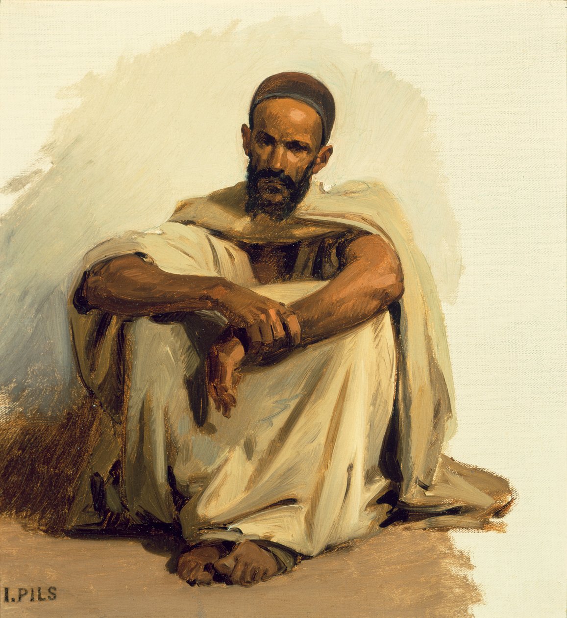 Seated Arab by Isidore Pils: High-quality fine art print