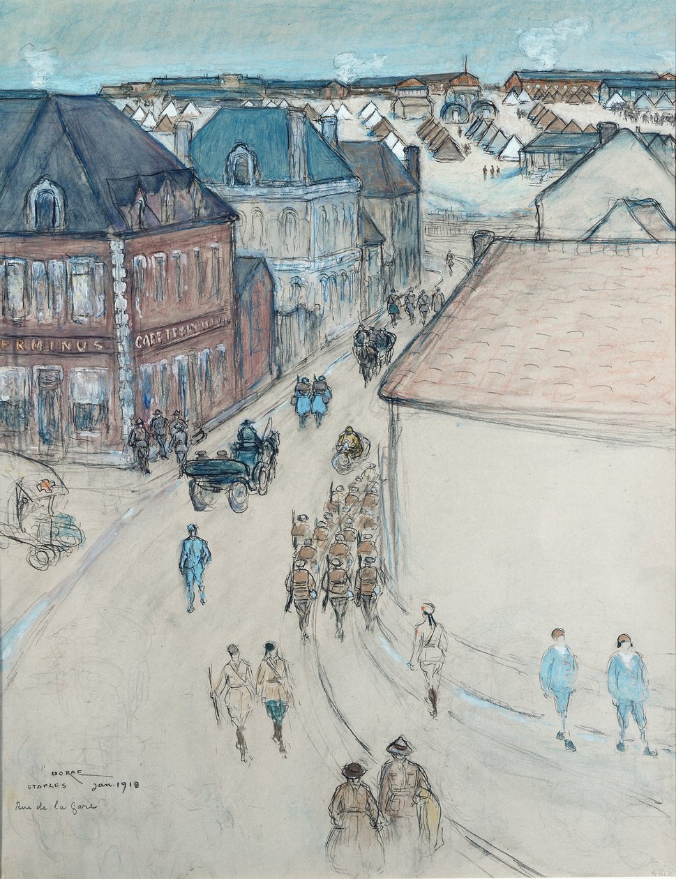 Station Street by Iso Rae: Highest-quality art reproduction