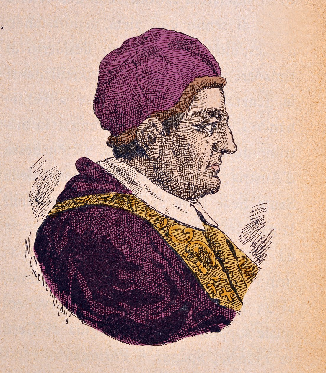 Portrait of Pope Clement XIV (1769-1774), 1898