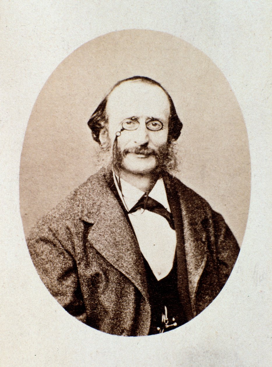 Portrait of Jacques Offenbach, German Composer