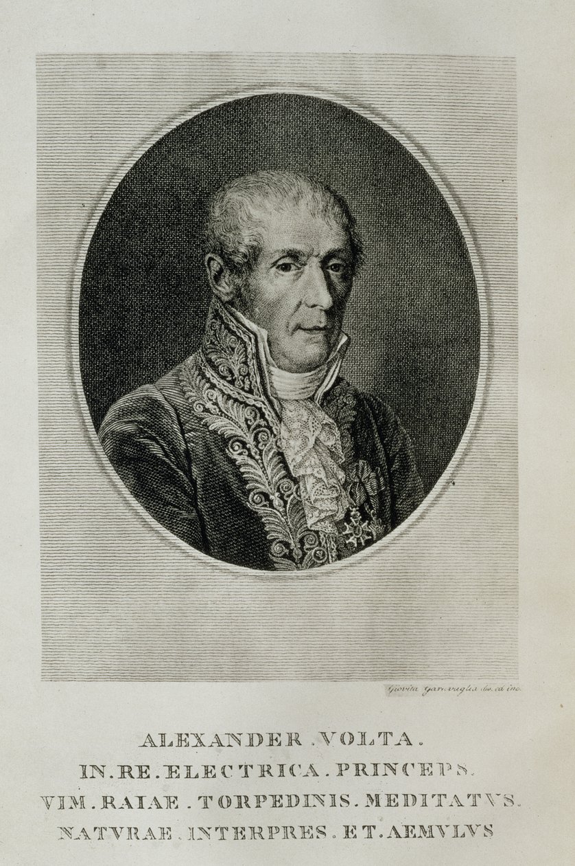 Alessandro Giuseppe Antonio Anastasio Volta, from L'Opera Alessandro ...