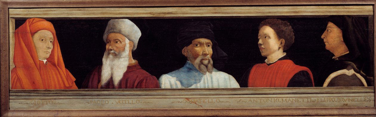 Cassone with 5 Portraits of the Master of the Florentine Renaissance