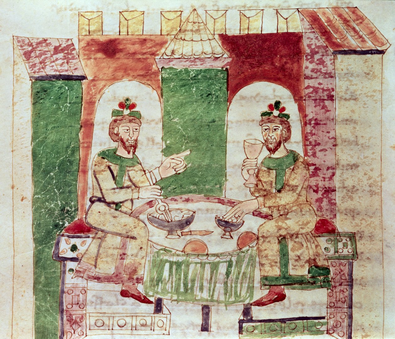 The Table of the Rich, from De Universo by Rabanus Maurus