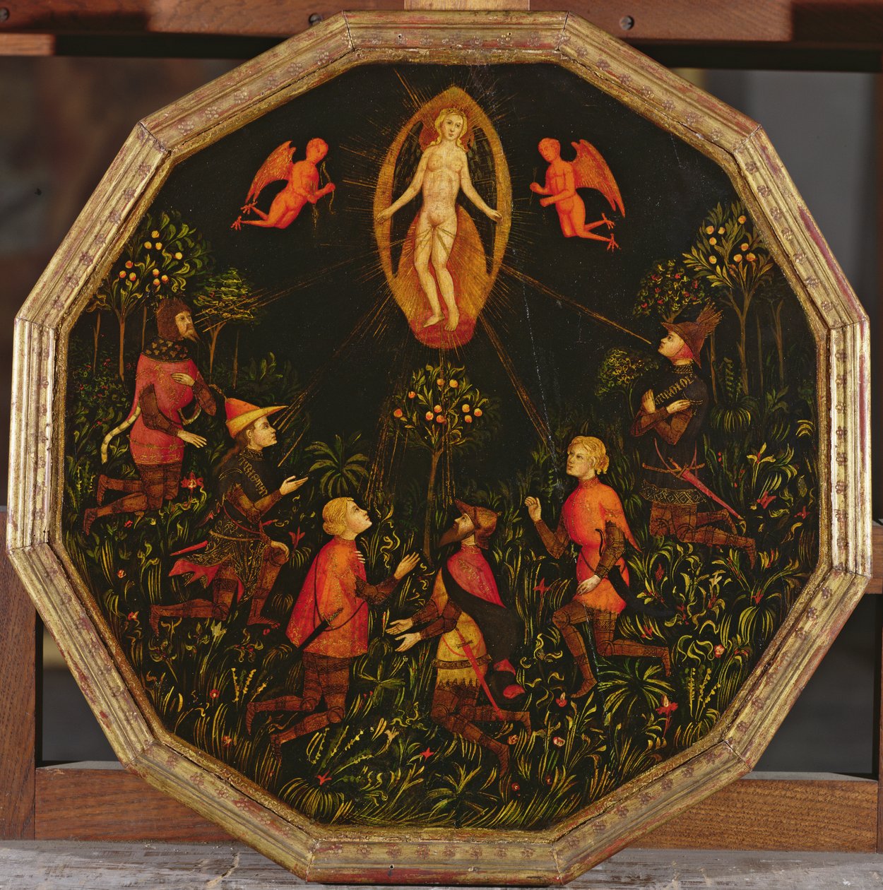 Confinement Tray Depicting the Triumph of Venus Venerated by Six ...