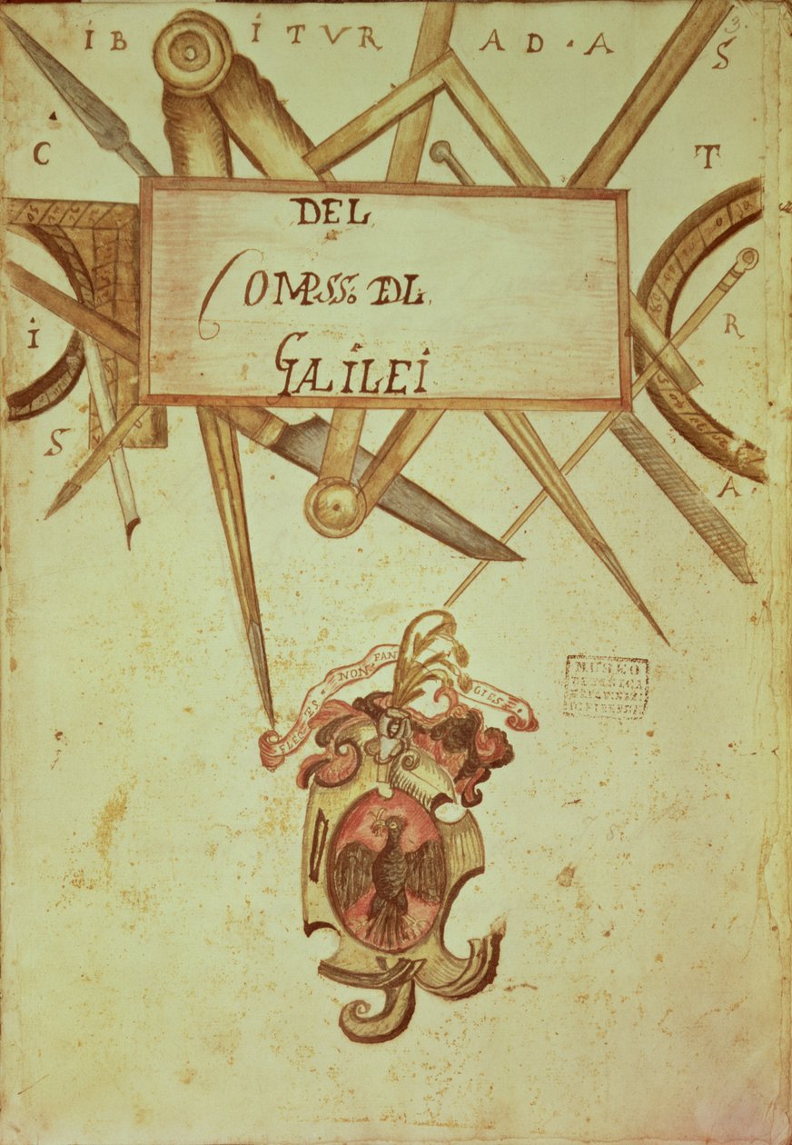 Frontispiece to a copy manuscript of The Operation of Geometric and ...