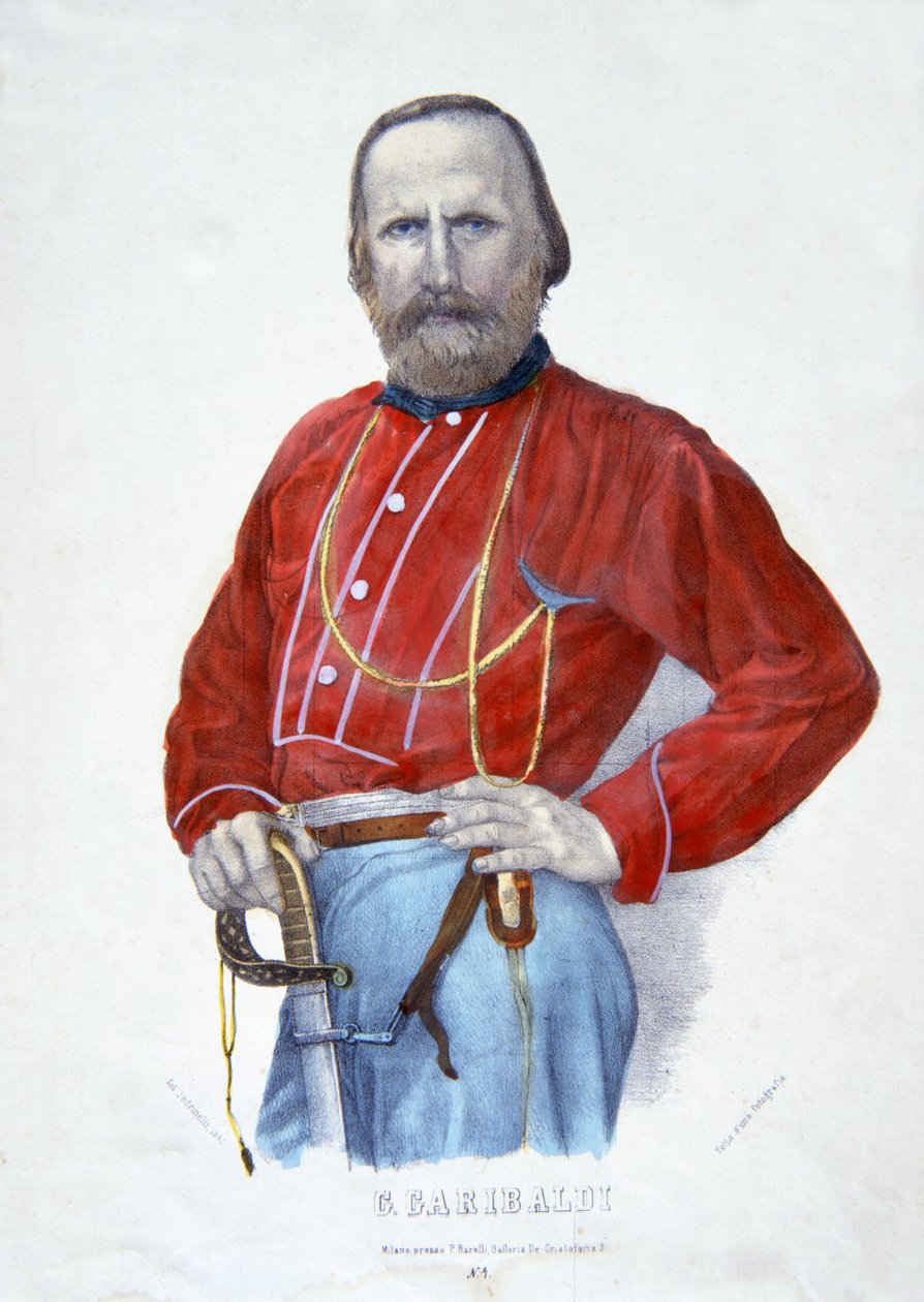 Garibaldi, illustration from The History of Italy