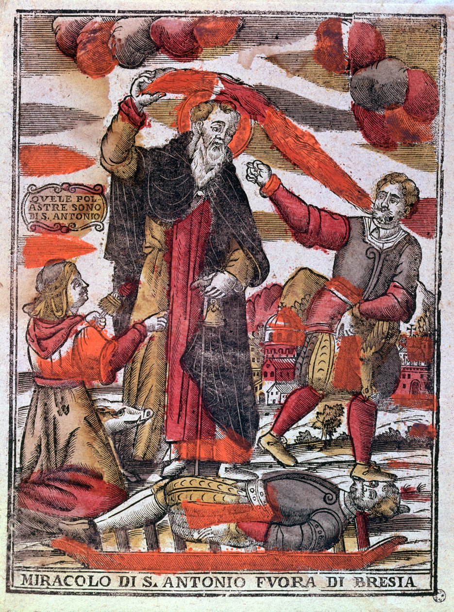 Miracle of St. Anthony the Great Curing a Poisoned Man