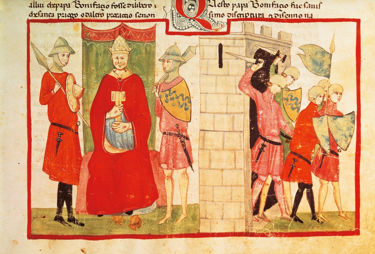 Pope Boniface VIII at Anagni and the expelling of Sciarra Colonna from ...