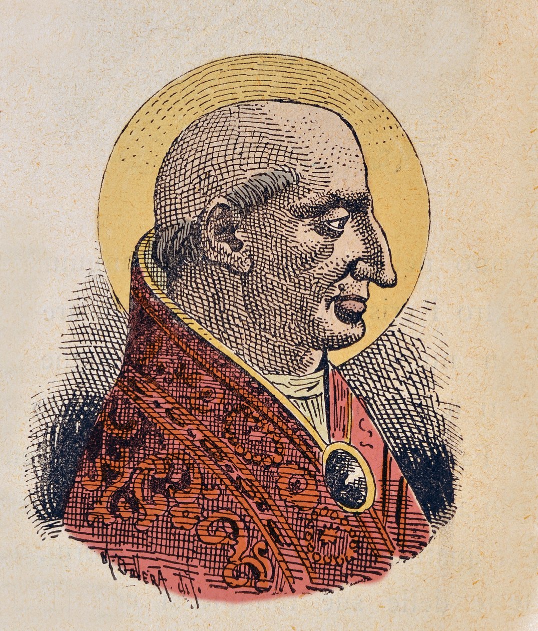 Portrait of Pope Lucius I by Italian School