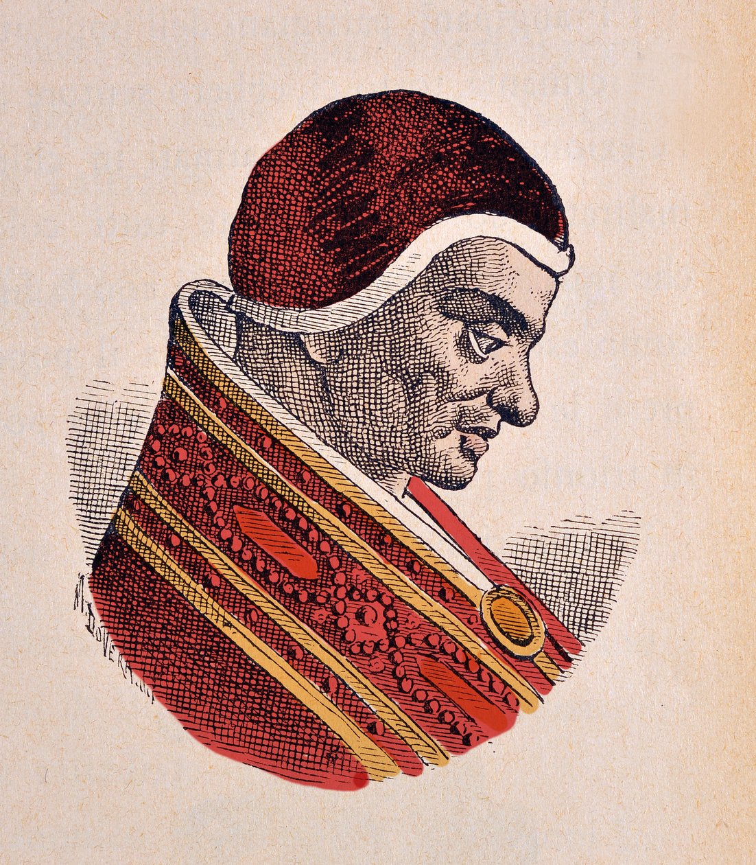 Portrait of Pope Pascal II (1099-1118) by Italian School