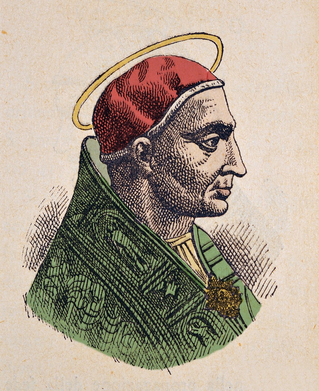 Portrait of Pope Siricius by Italian School