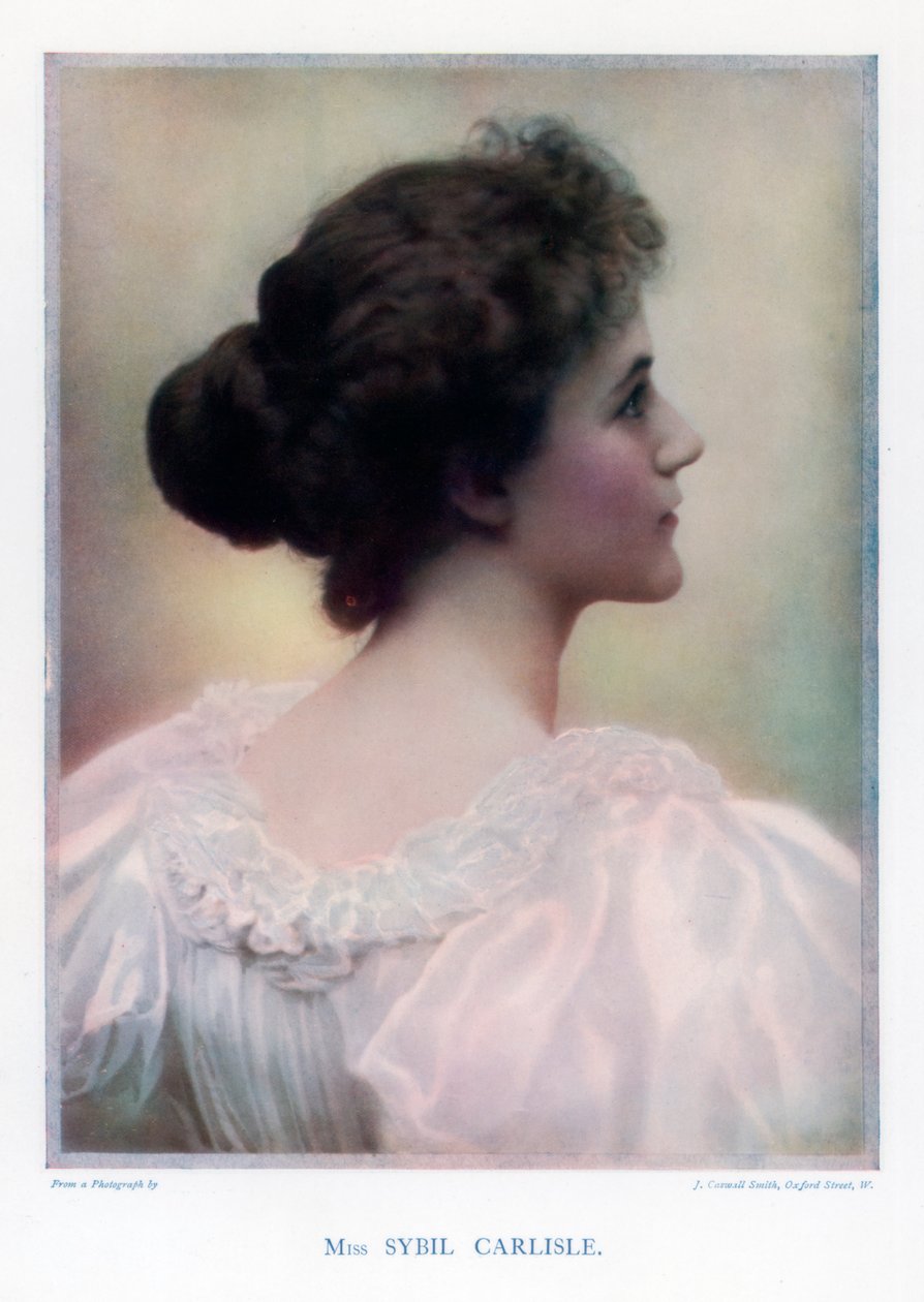 Sybil Carlisle, Actress by J Caswall Smith: Fine art print