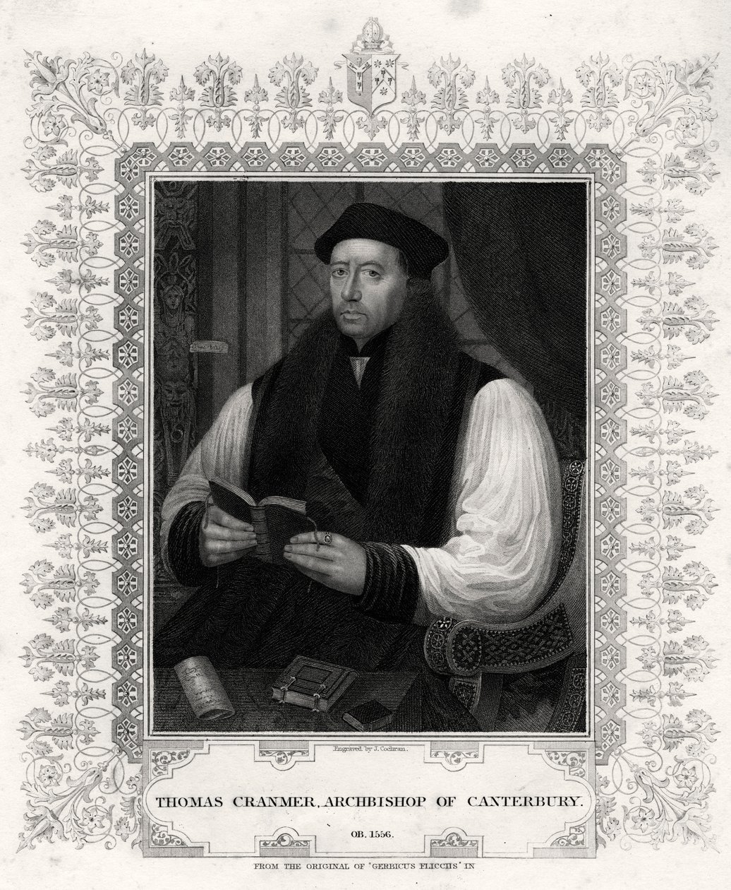 Thomas Cranmer, Archbishop of Canterbury by J. Cochran