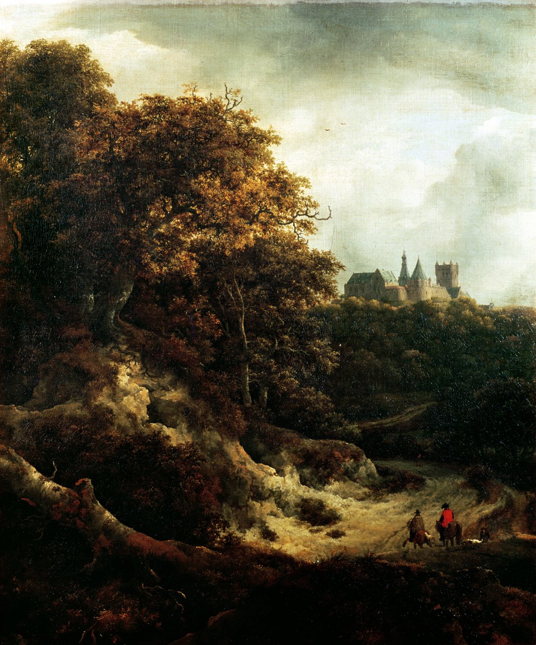 Castle at Bentheim, 1651 by Jacob van Ruisdael