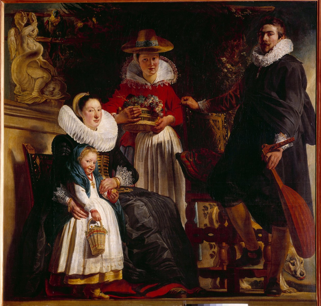 The Artist's Family by Jacob Jordaens: Buy fine art prints