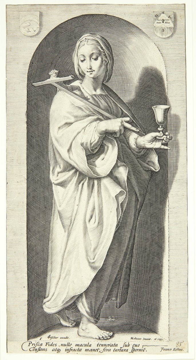 Faith by Jacob Matham: Highest-quality art reproduction