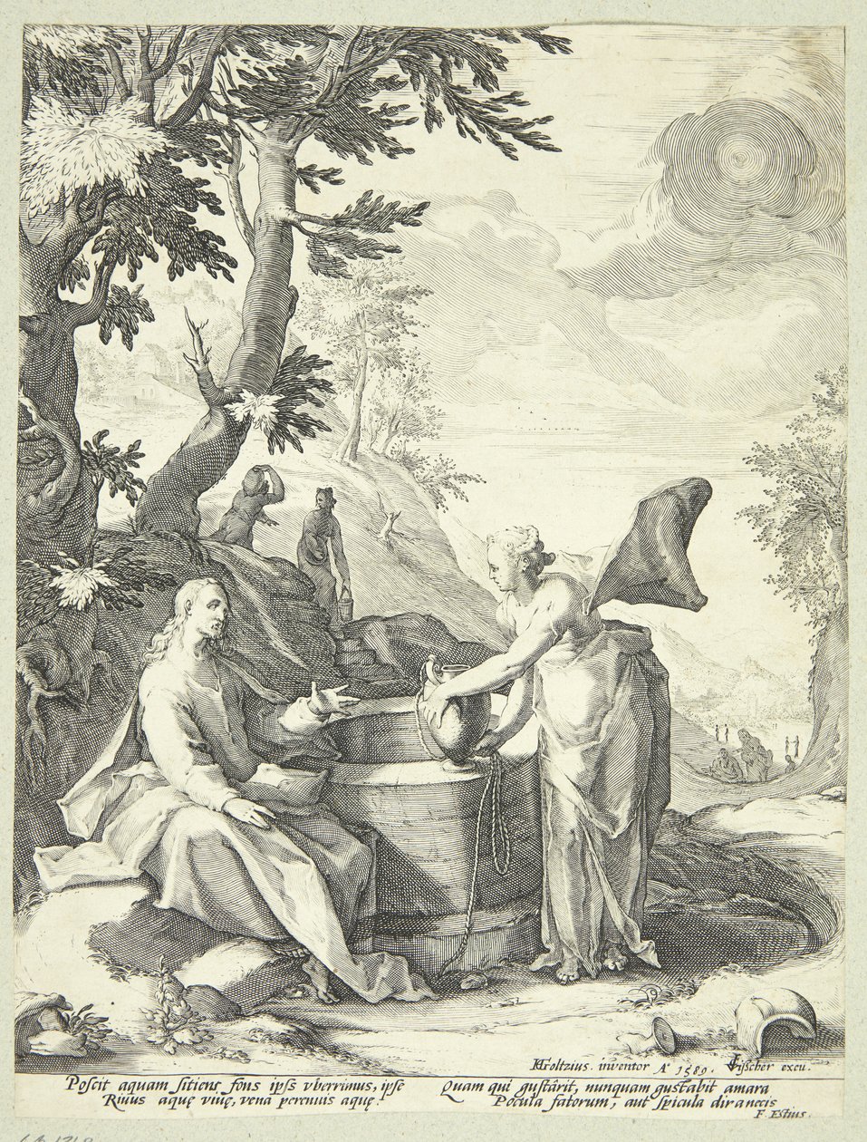 Jesus and the Samaritan Woman by Jacob Matham
