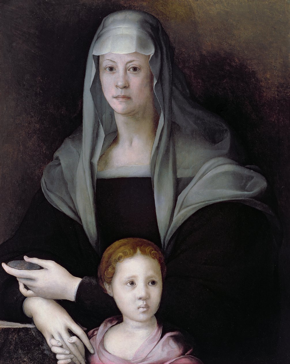 Portrait of Maria Salviati with Giulia de' Medici, c.1539