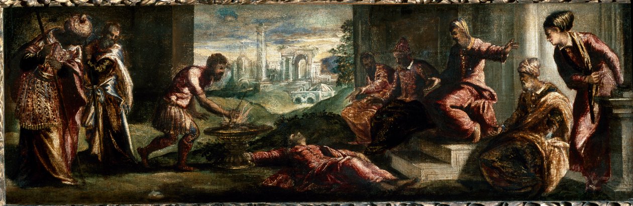 Caius Mucius Scaevola in front of Porsenna