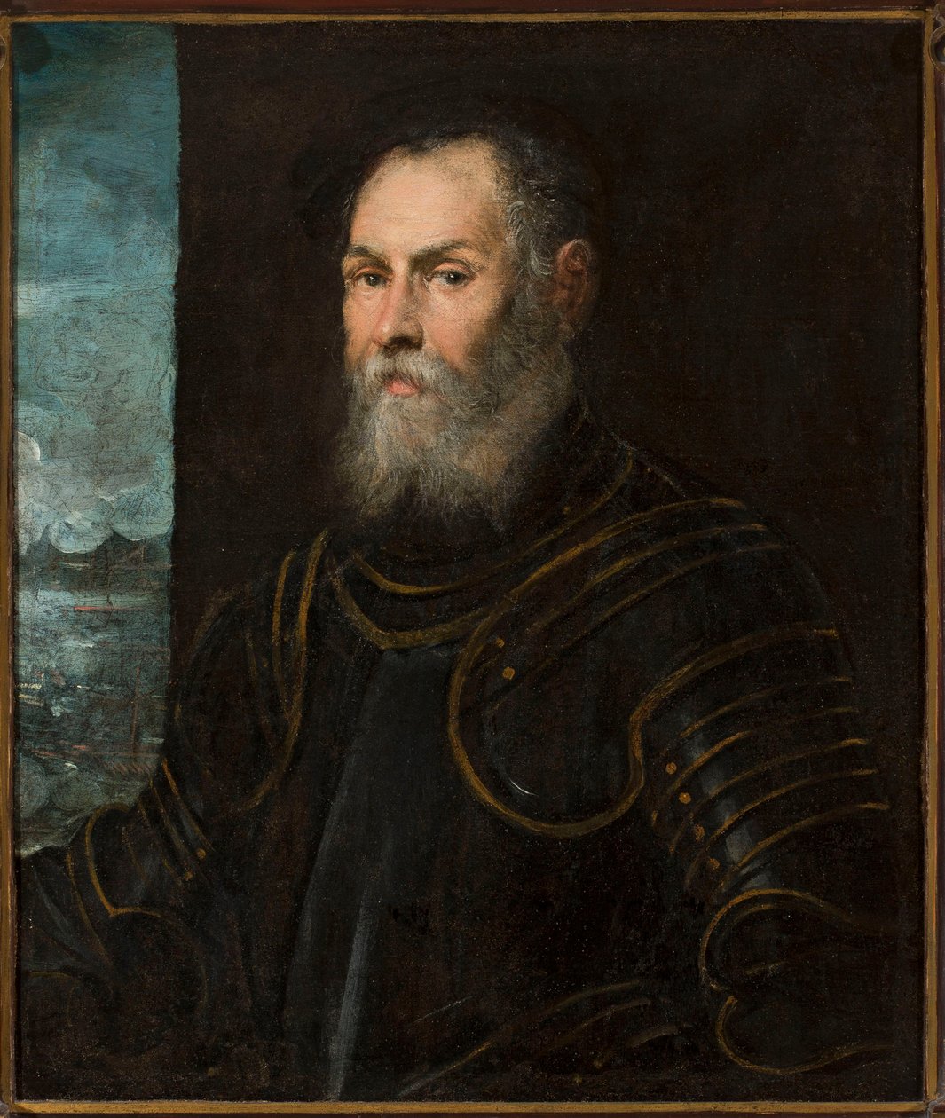 Portrait of a Venetian Admiral by Jacopo Robusti Tintoretto