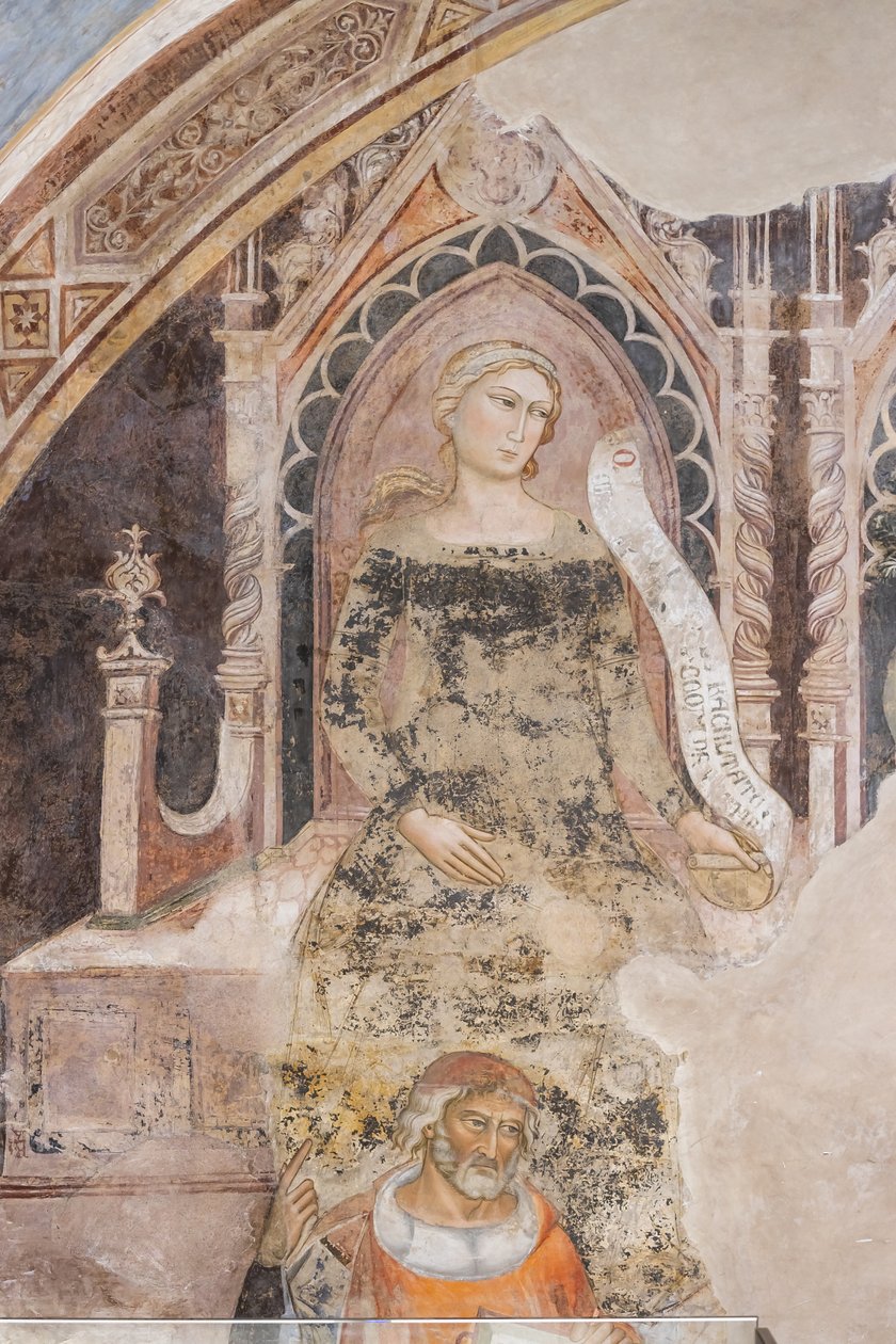 Allegory of Rhetoric, Below His Ideal Representative, Probably ...