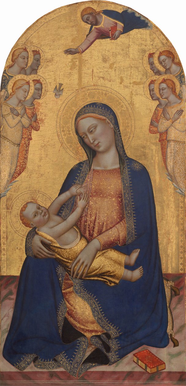Madonna and Child with God the Father Blessing and Angels, c. 1370-1375