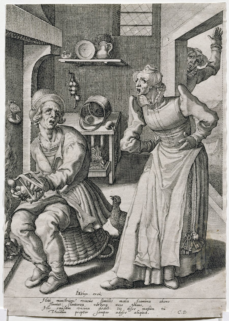 The Scold by Jacques II de Gheyn: Buy fine art print