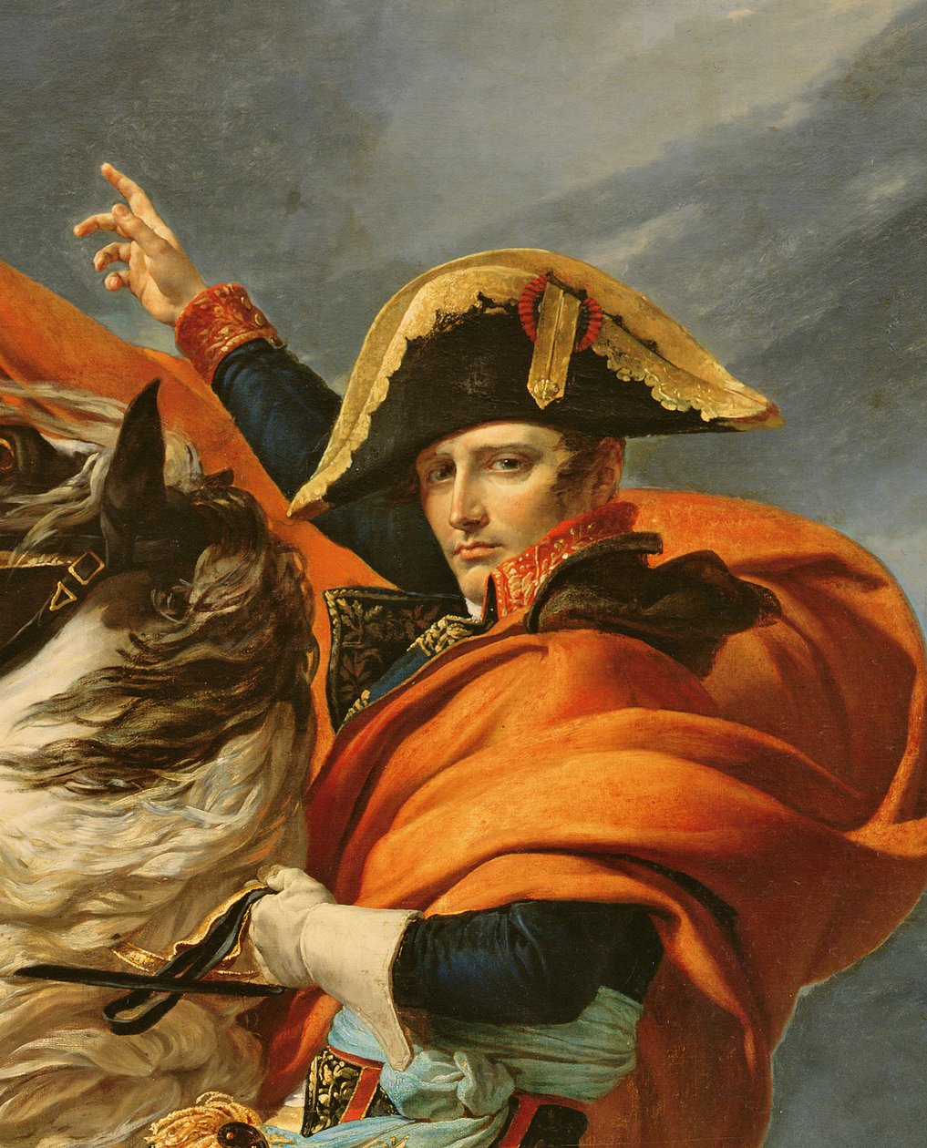 Napoleon Crossing the Alps on 20th May 1800 (detail)