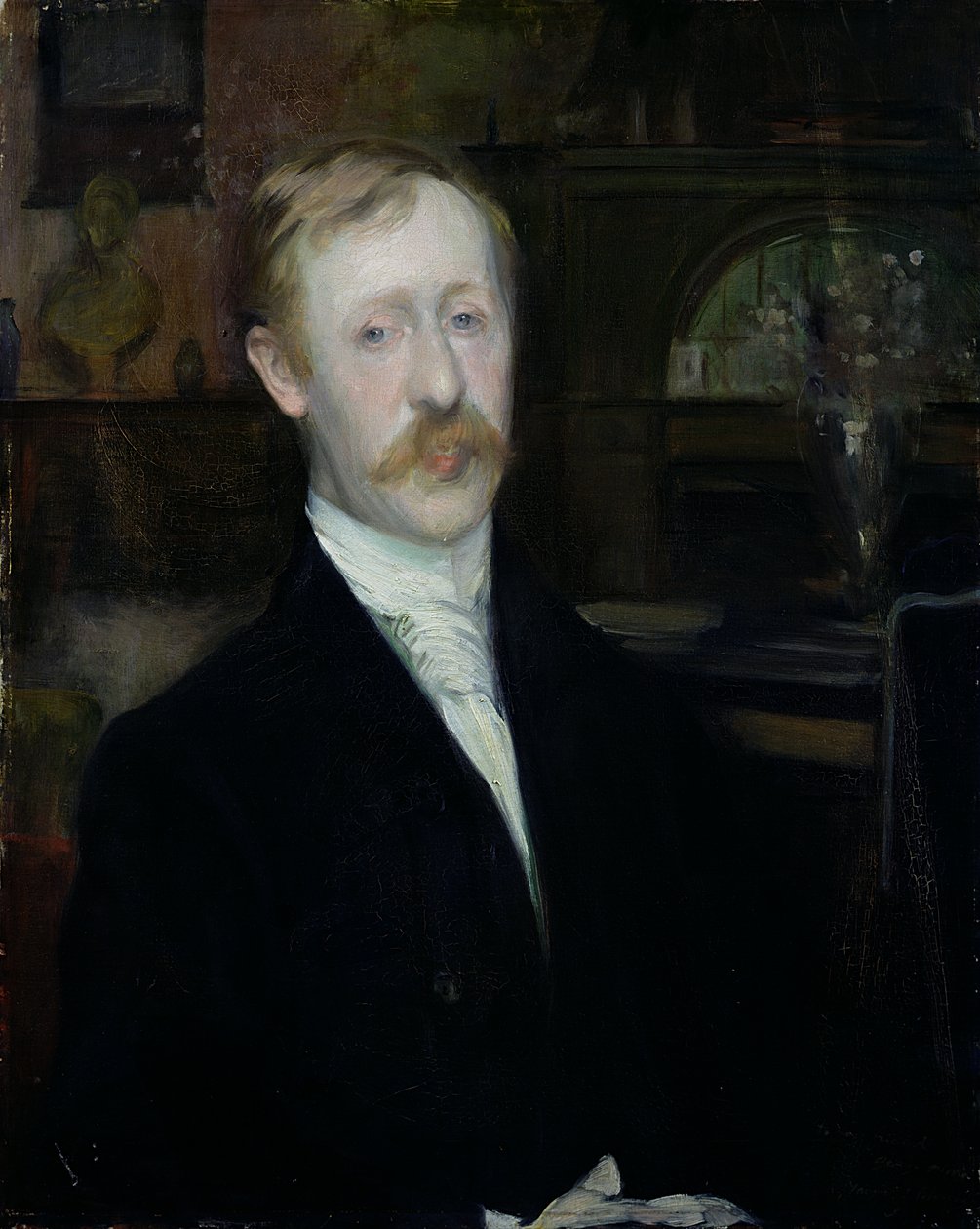 Portrait of George Moore by Jacques-Emile Blanche
