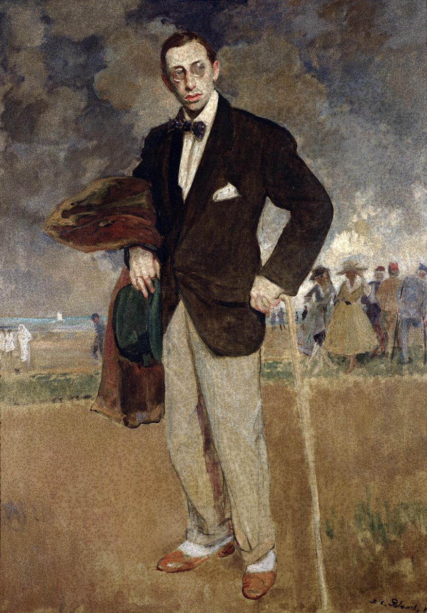 Portrait of Igor Stravinsky, 1915 by Jacques Emile Blanche