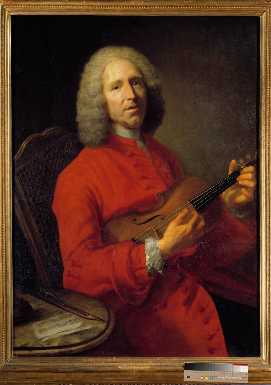 Portrait of Jean-Philippe Rameau, French composer