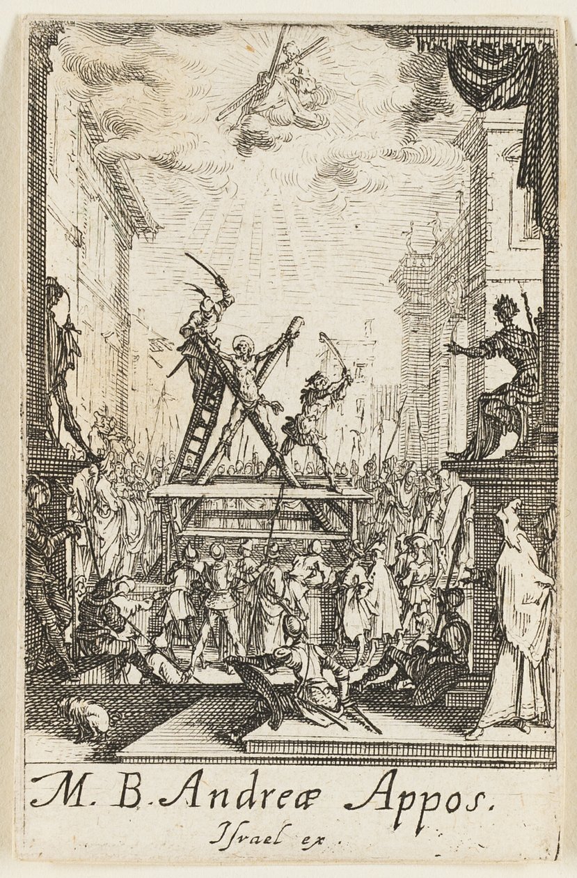 Martyrdom of Saint Andrew, Plate Three from The Martyrdoms of the Apostles