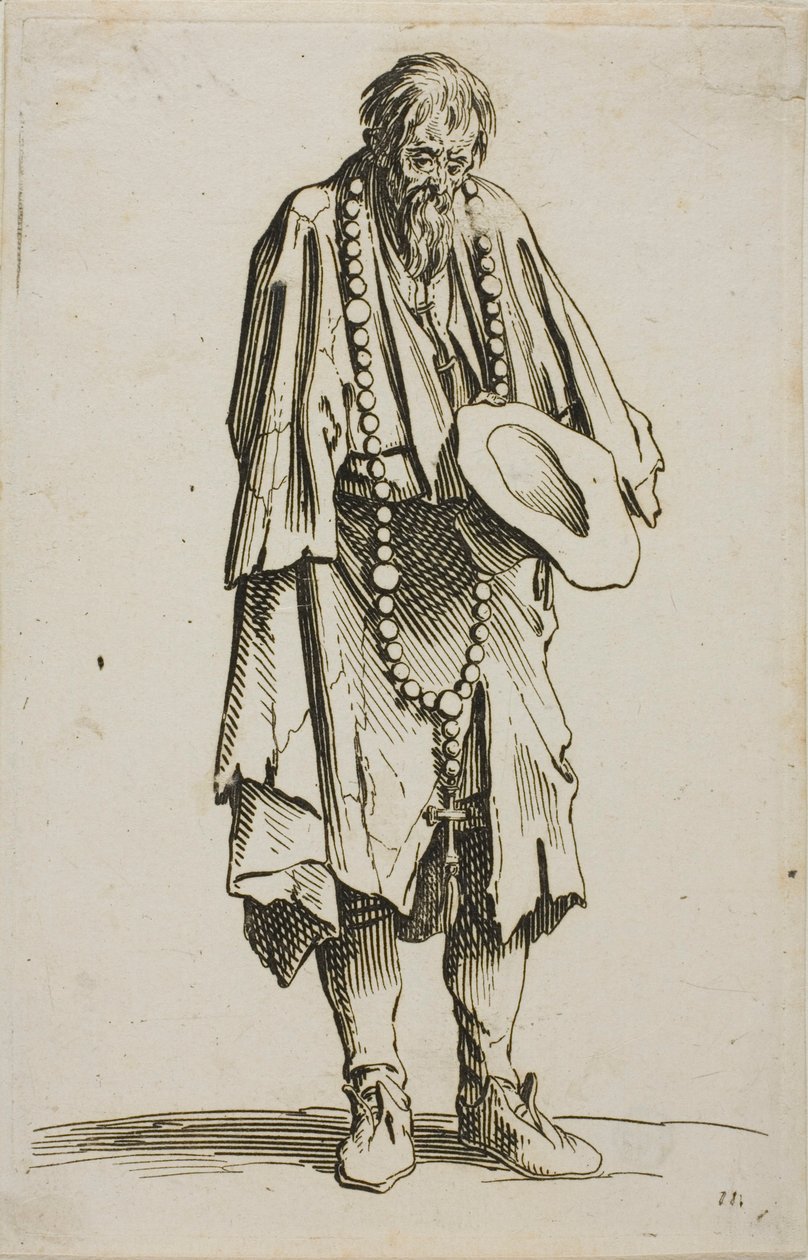 The Beggar with a Rosary, plate eleven from The Beggars