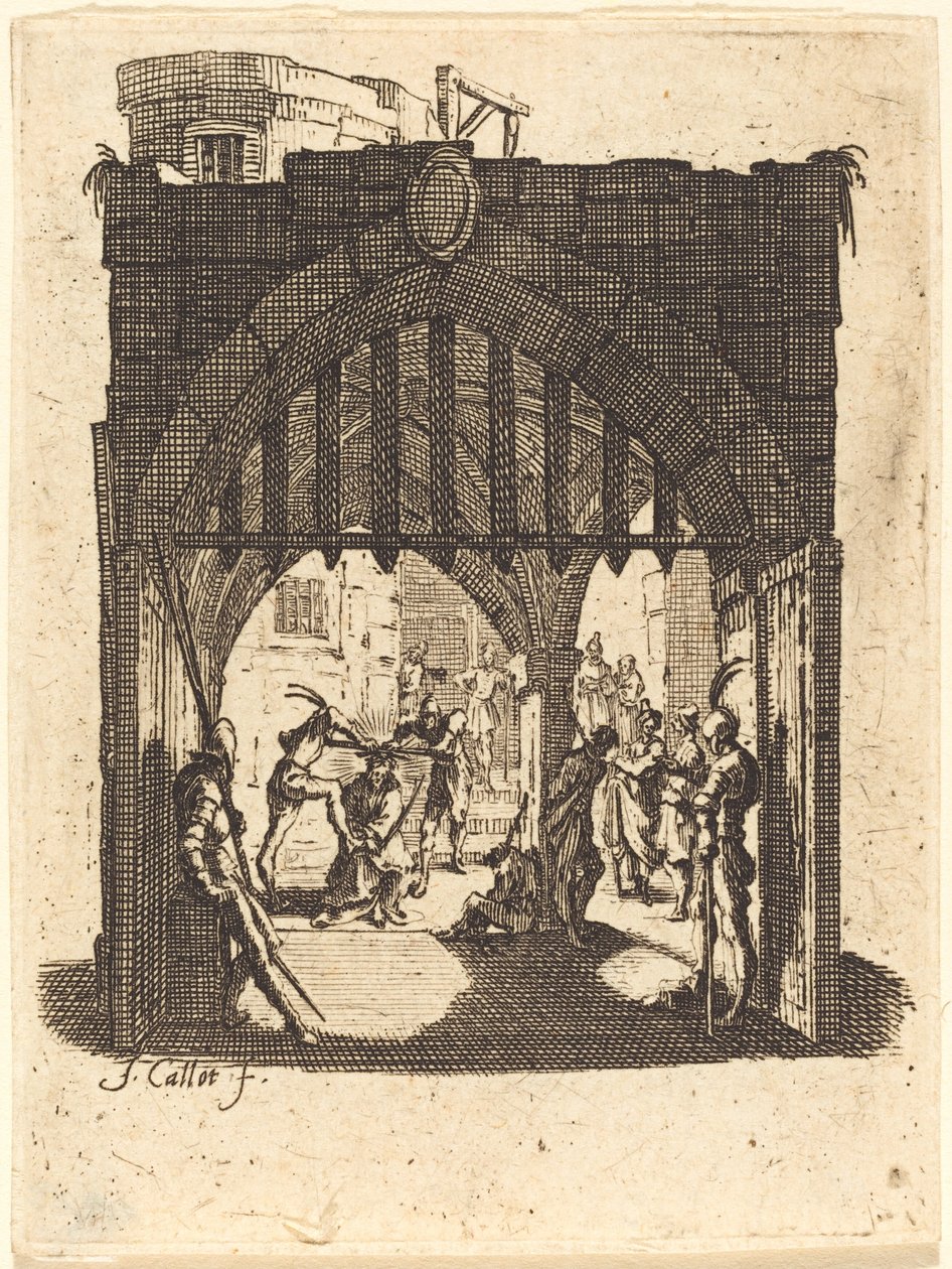 The Crowning with Thorns by Jacques Callot: Fine art print