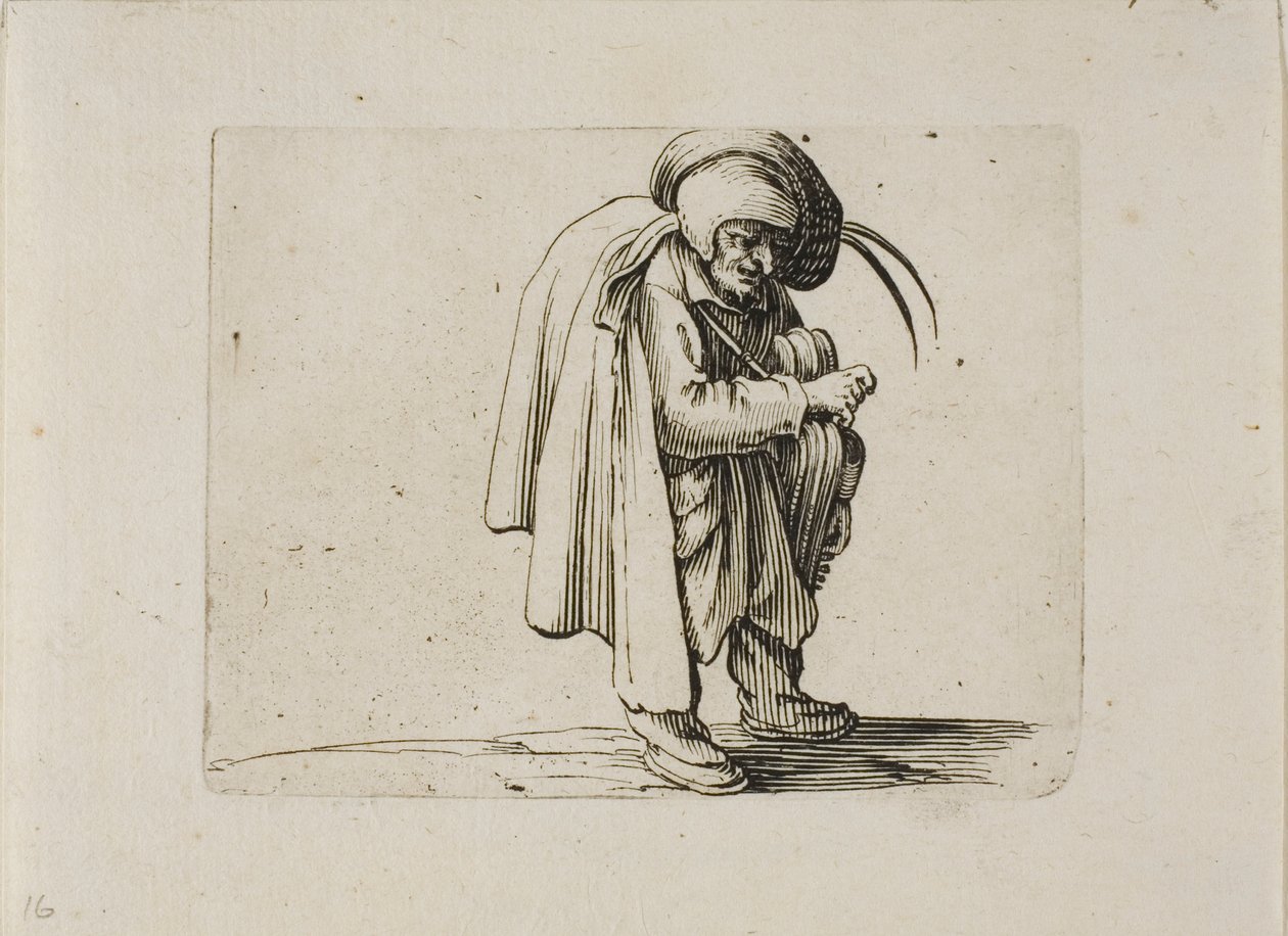 The Hurdy-Gurdy Player, from Varie Figure Gobbi